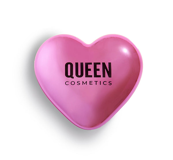Queen Cosmetics Sublime Hearts Refill Compact System in Pink and Silver ...